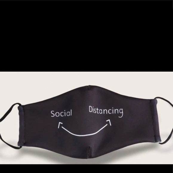 Accessories | New Slogan Face Mask Social Distancing Wfilter | Poshmark